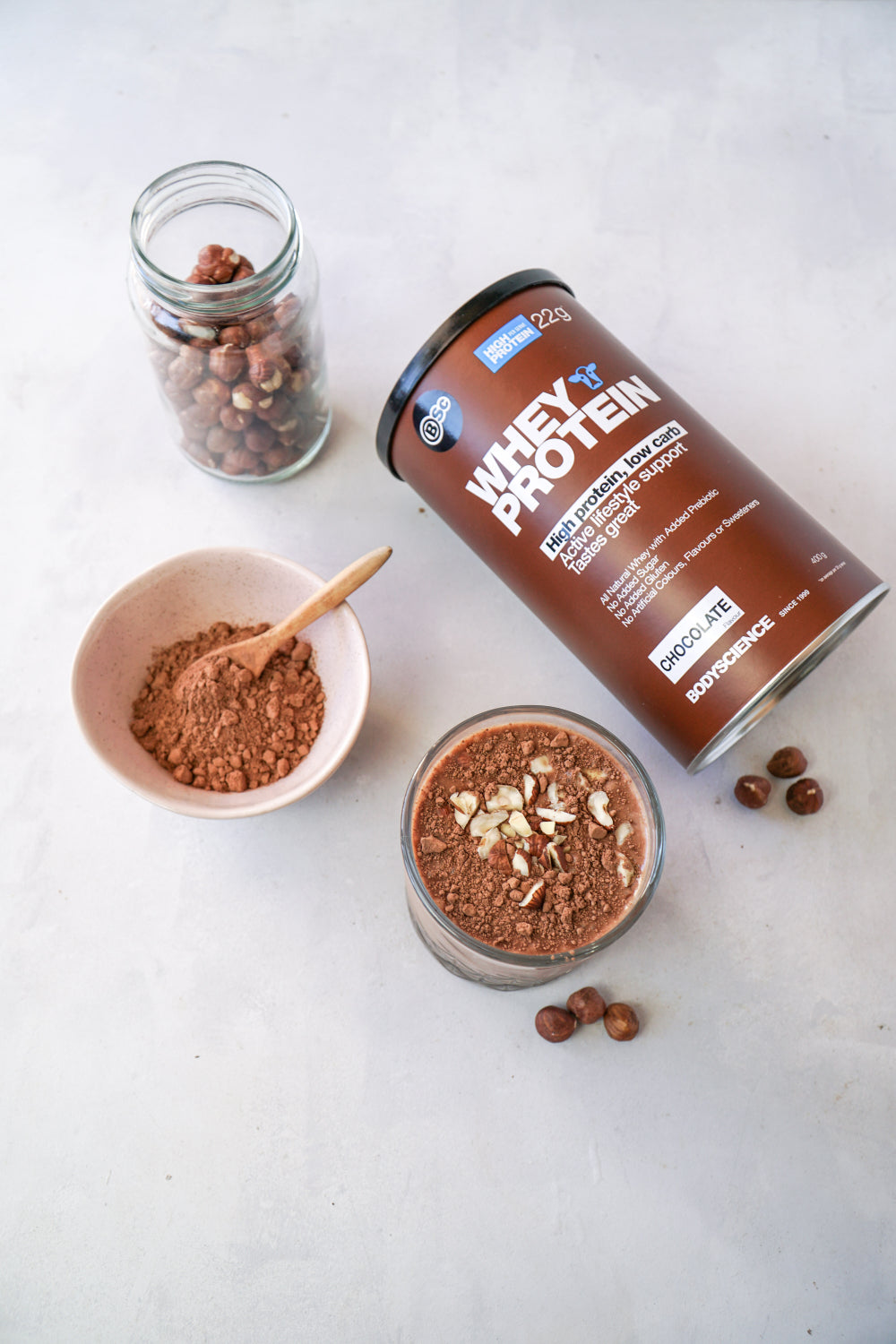 Choc Hazelnut Smoothie – BSc Supplements